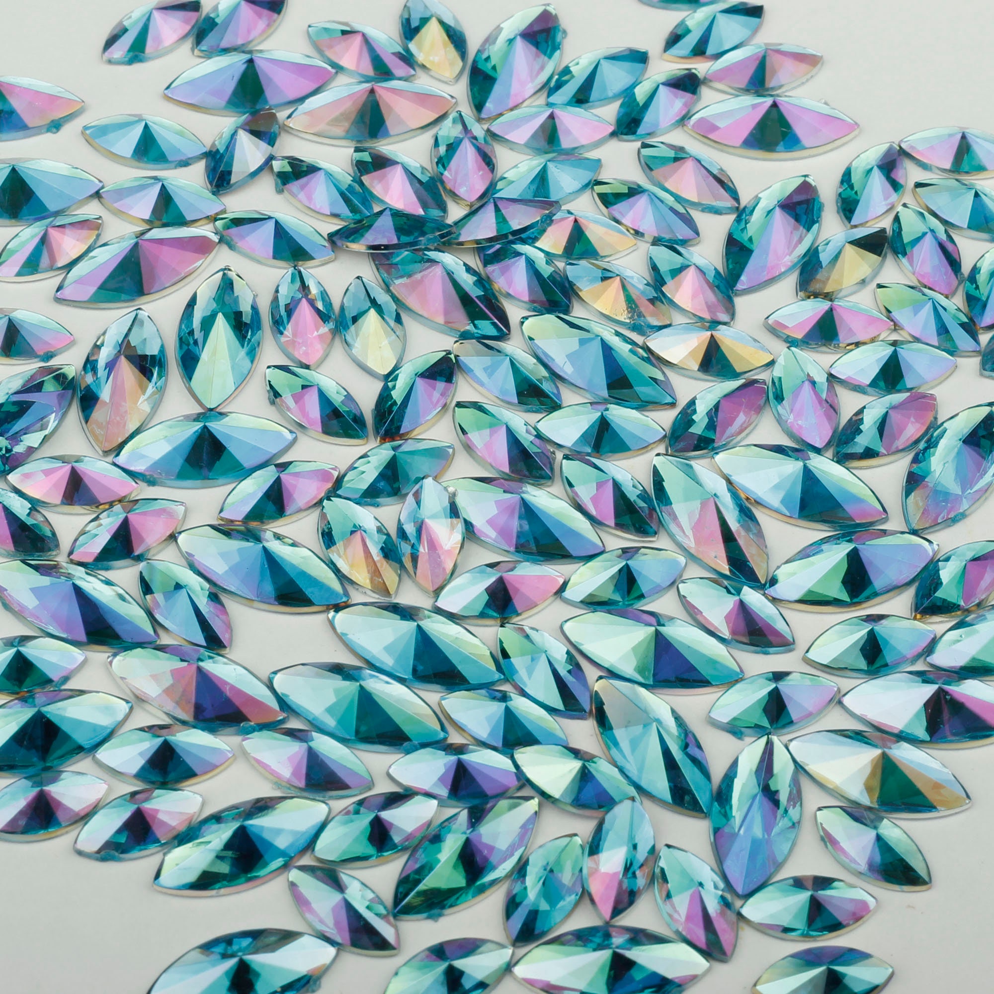 A7 Iridescent Topaz Loose Festival Face Body Gems Jewels 10g - Etsy