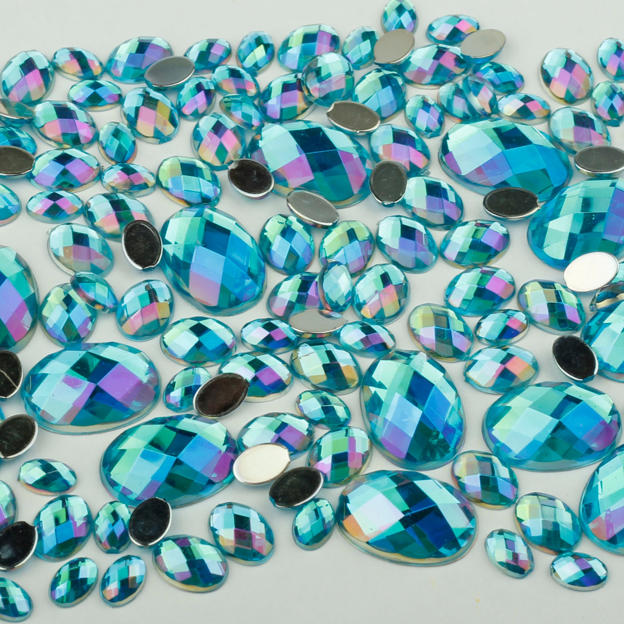 A7 Iridescent Topaz Loose Festival Face Body Gems Jewels 10g - Etsy