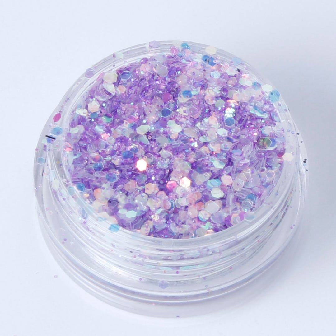 Lilac (mix 14) Chunky Glitter Mix - Festival Dance Costume Wax Melt ...