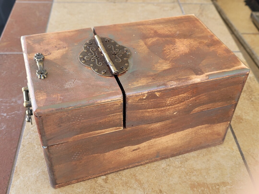 Distressed Vanity Mirror Box - Etsy