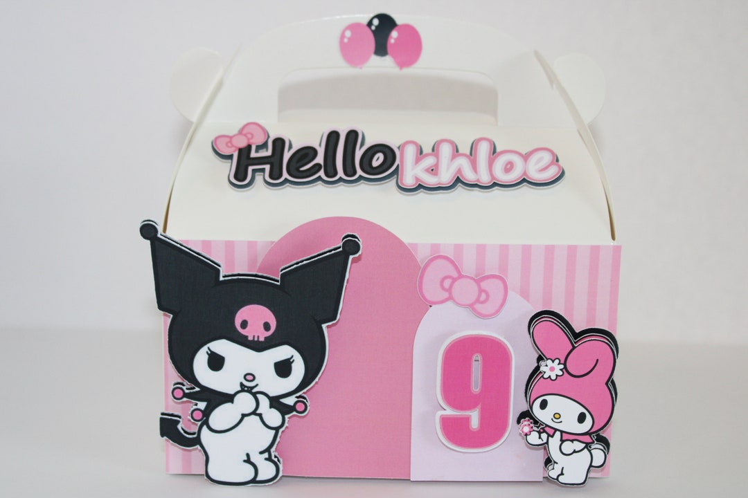 Hello Kitty Gable Box, Hello Kitty Birthday Favor Boxes - Etsy