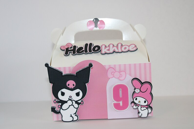 Hello Kitty Gable Box, Hello Kitty Birthday Favor Boxes - Etsy