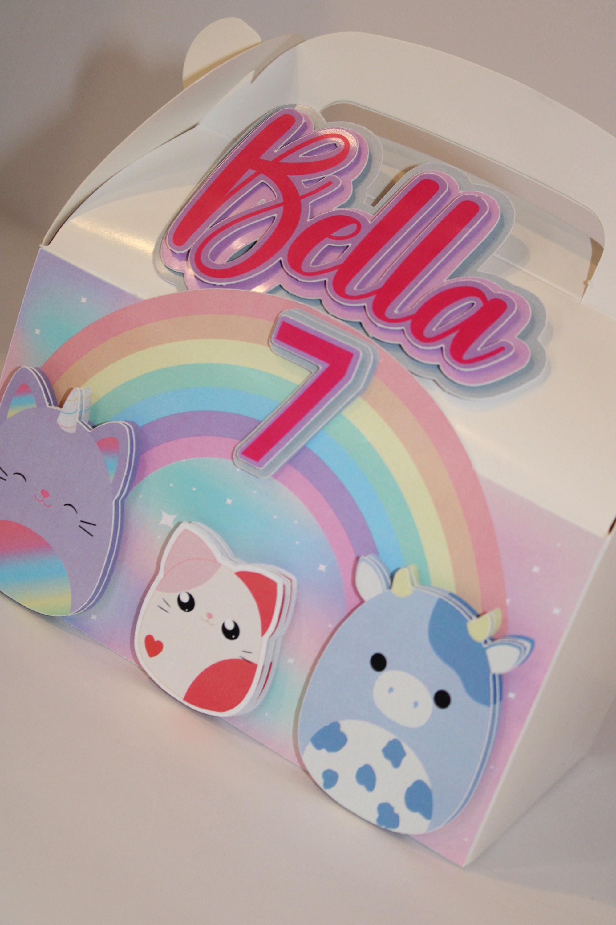 Squishmallow Gable Box, Squishmallow Birthday Favor - Etsy