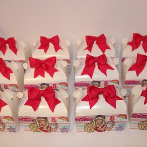 Barbie Gable Box, Barbie Birthday Favor Box - Etsy