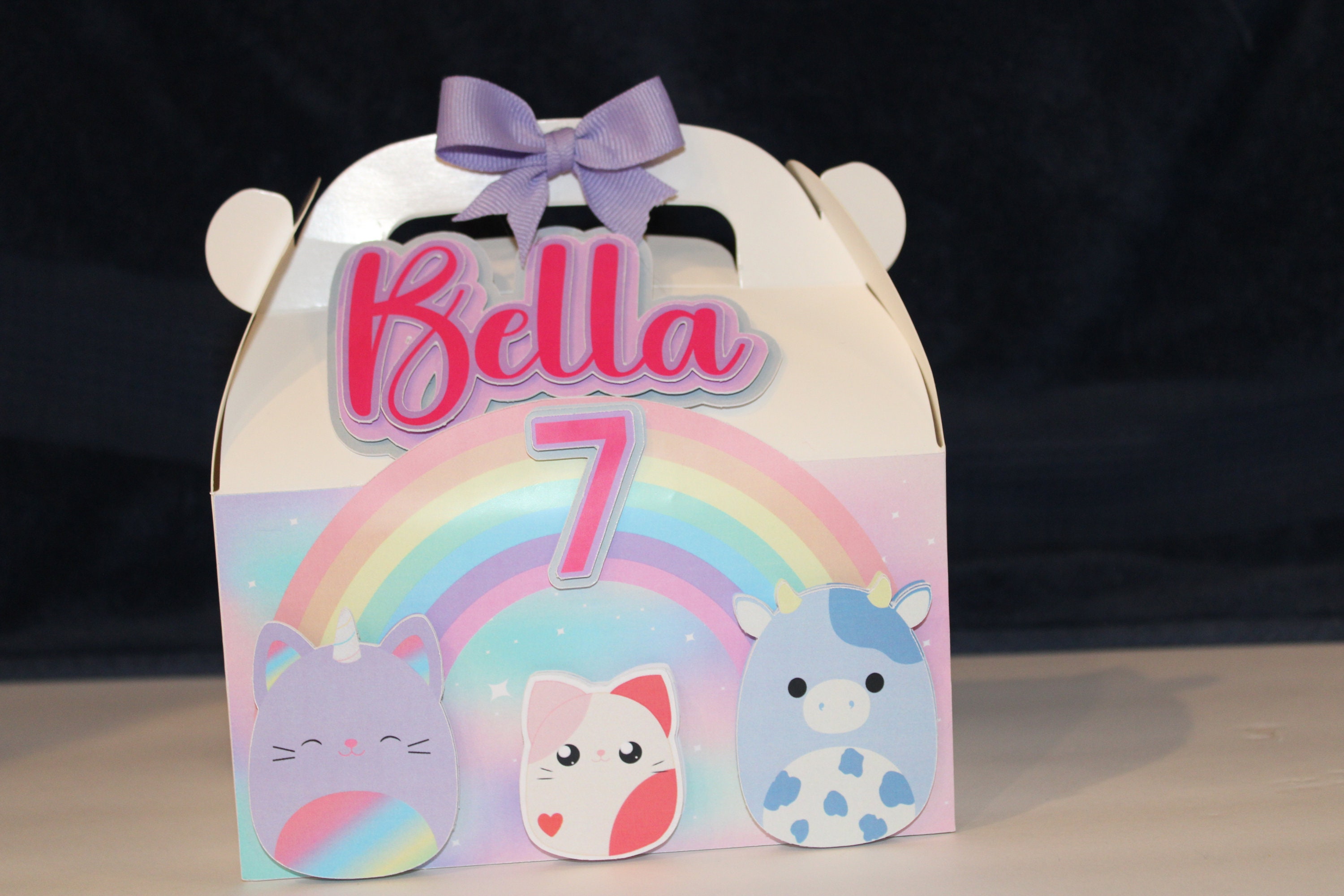 Squishmallow Gable Box, Squishmallow Birthday Favor - Etsy
