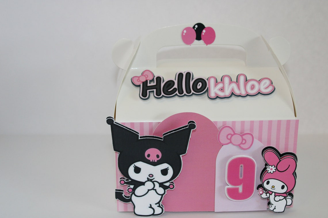 Hello Kitty Gable Box, Hello Kitty Birthday Favor Boxes - Etsy