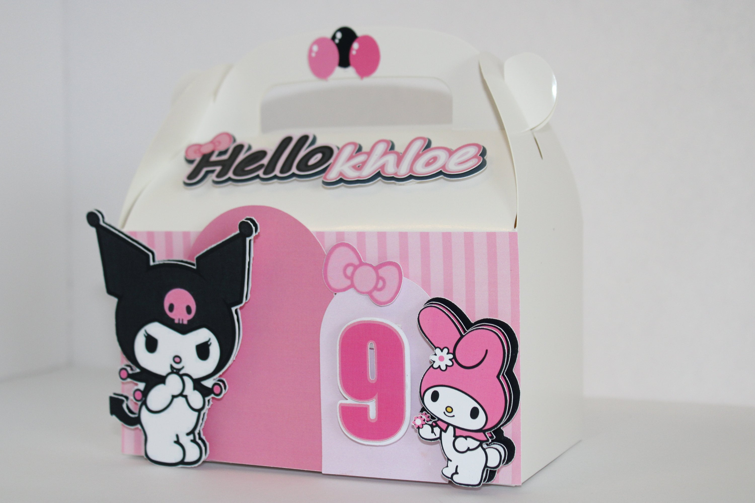 Hello Kitty Gable Box, Hello Kitty Birthday Favor Boxes - Etsy