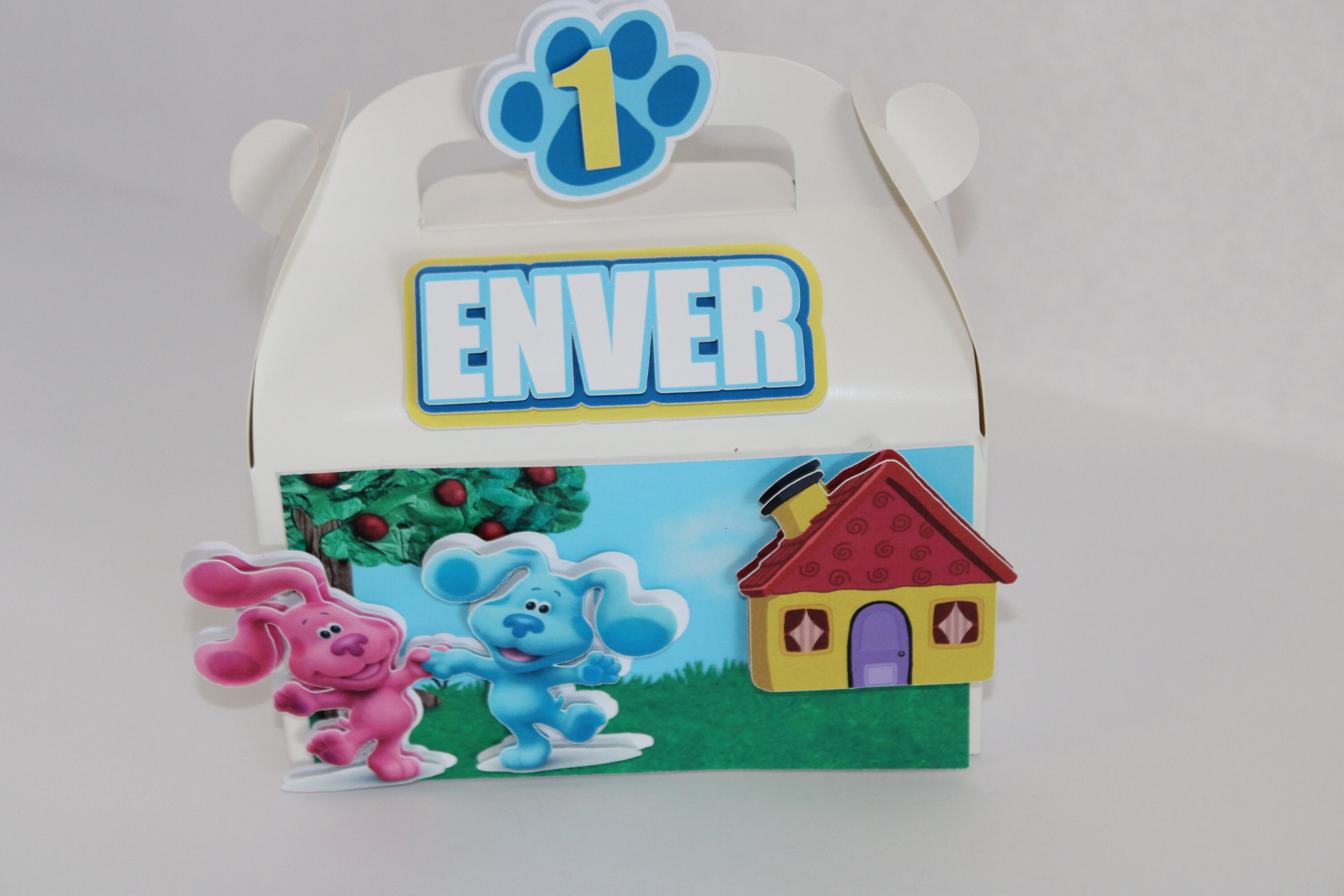 Blues Clues Gable Box, Blues Clues Favor Box, Blues Clues Favor Boxes ...
