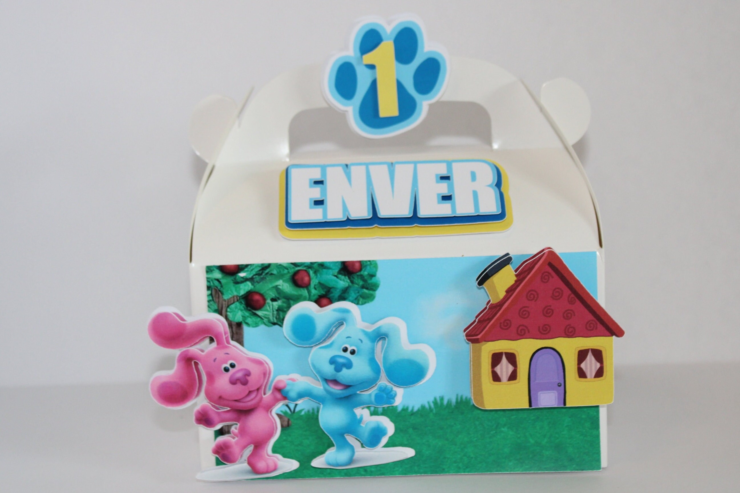 Blue’s Clues Gable Box, Blue’s Clues Favor Box, Blue’s Clues Favor ...