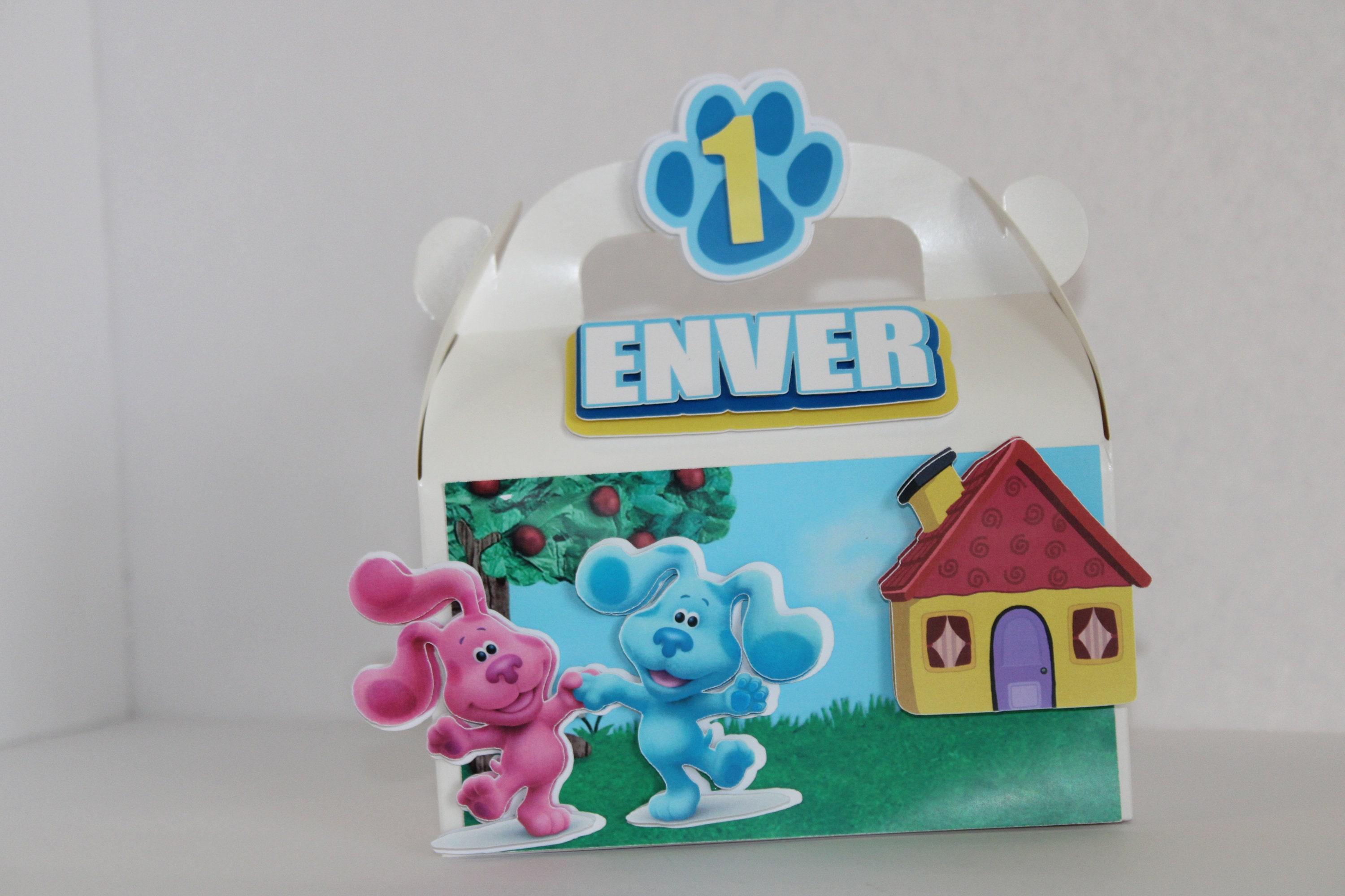 Blue’s Clues Gable Box, Blue’s Clues Favor Box, Blue’s Clues Favor ...