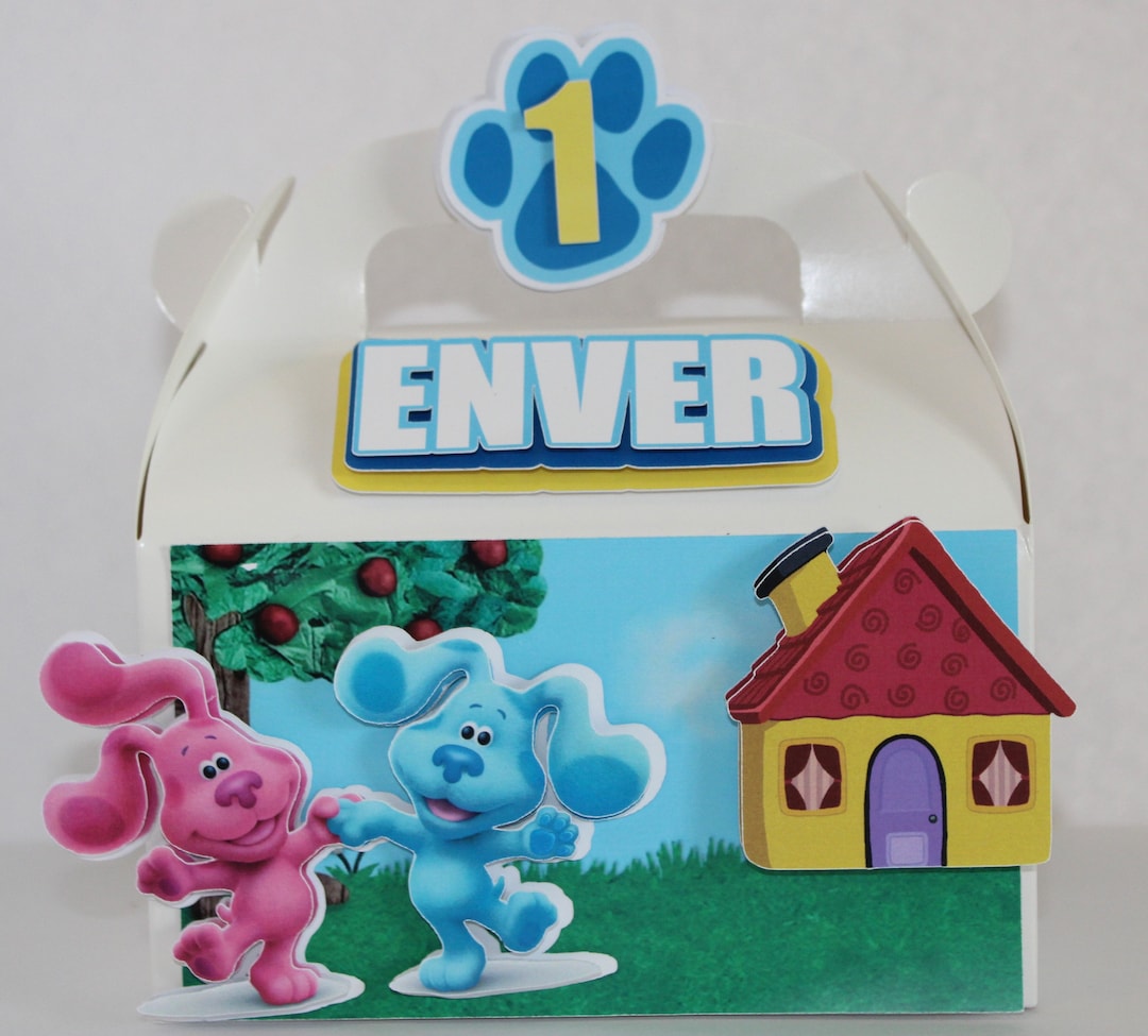 Blue’s Clues Gable Box, Blue’s Clues Favor Box, Blue’s Clues Favor ...