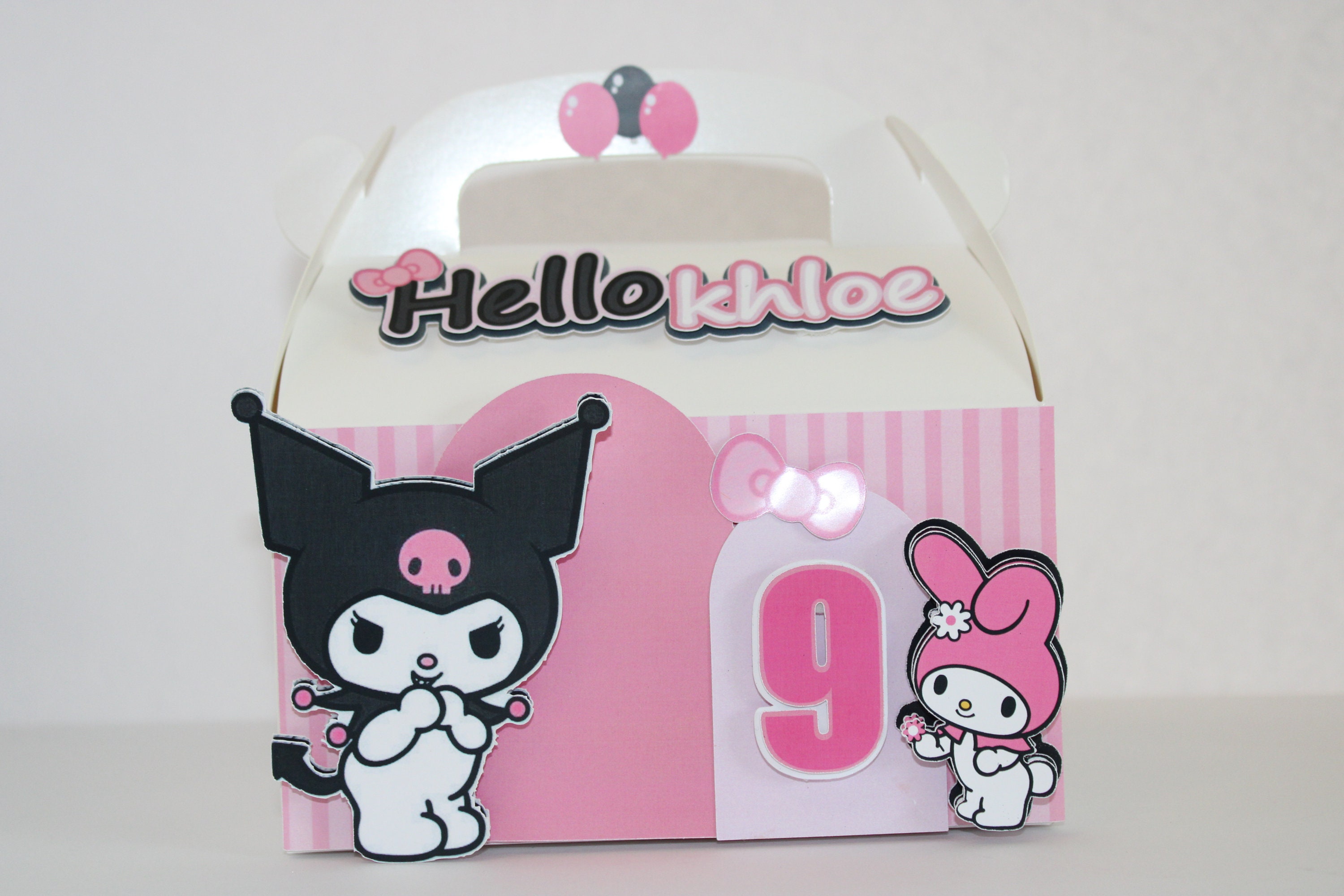 Hello Kitty Gable Box, Hello Kitty Birthday Favor Boxes - Etsy