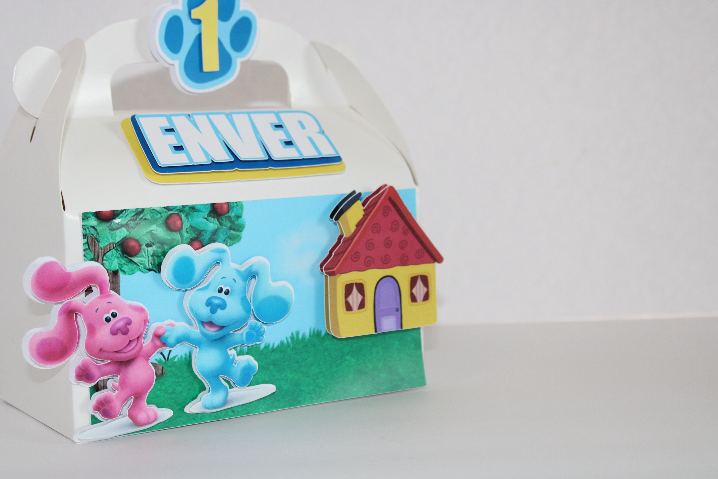 Blue’s Clues Gable Box, Blue’s Clues Favor Box, Blue’s Clues Favor ...