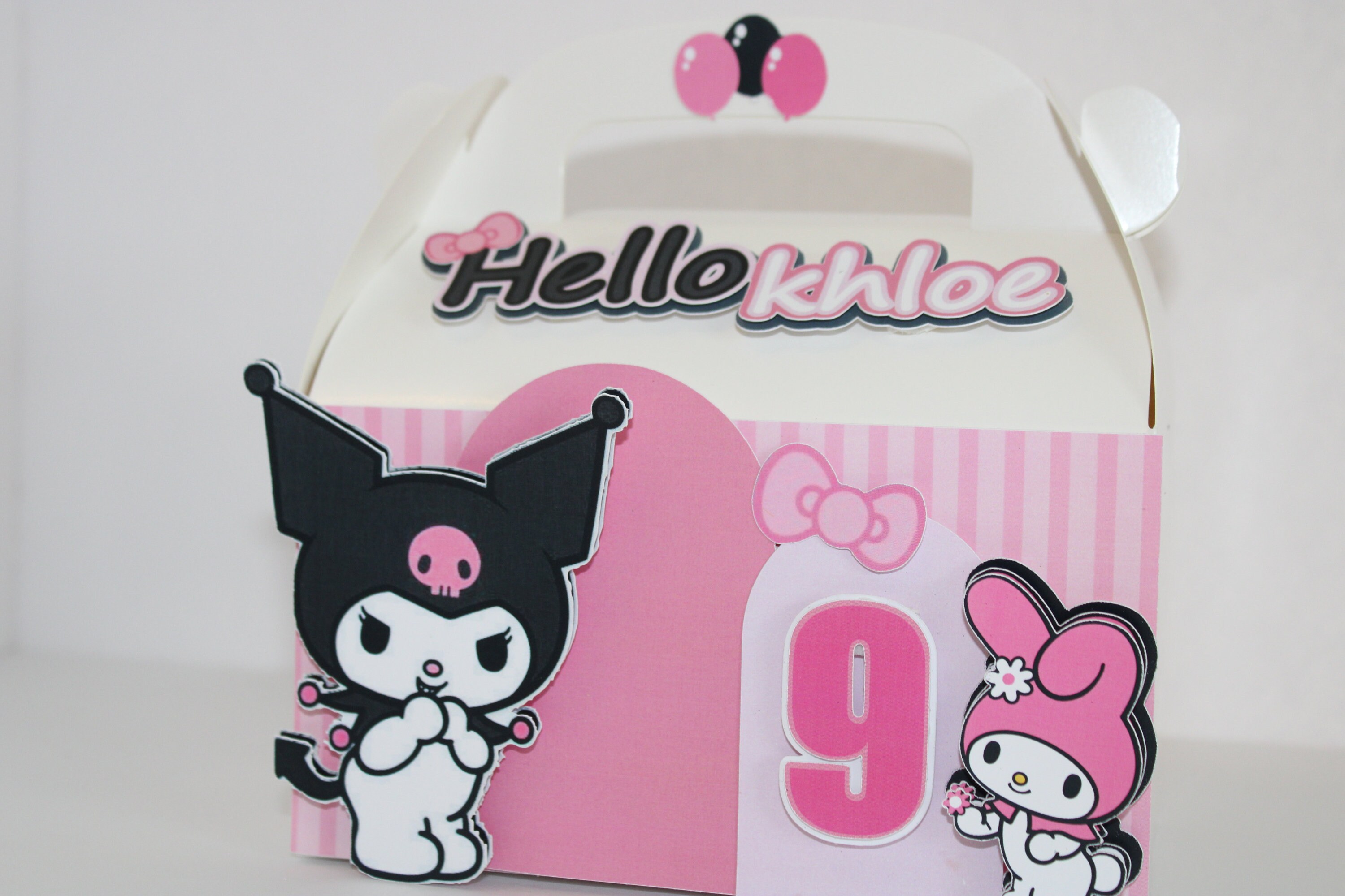 Hello Kitty Gable Box, Hello Kitty Birthday Favor Boxes - Etsy