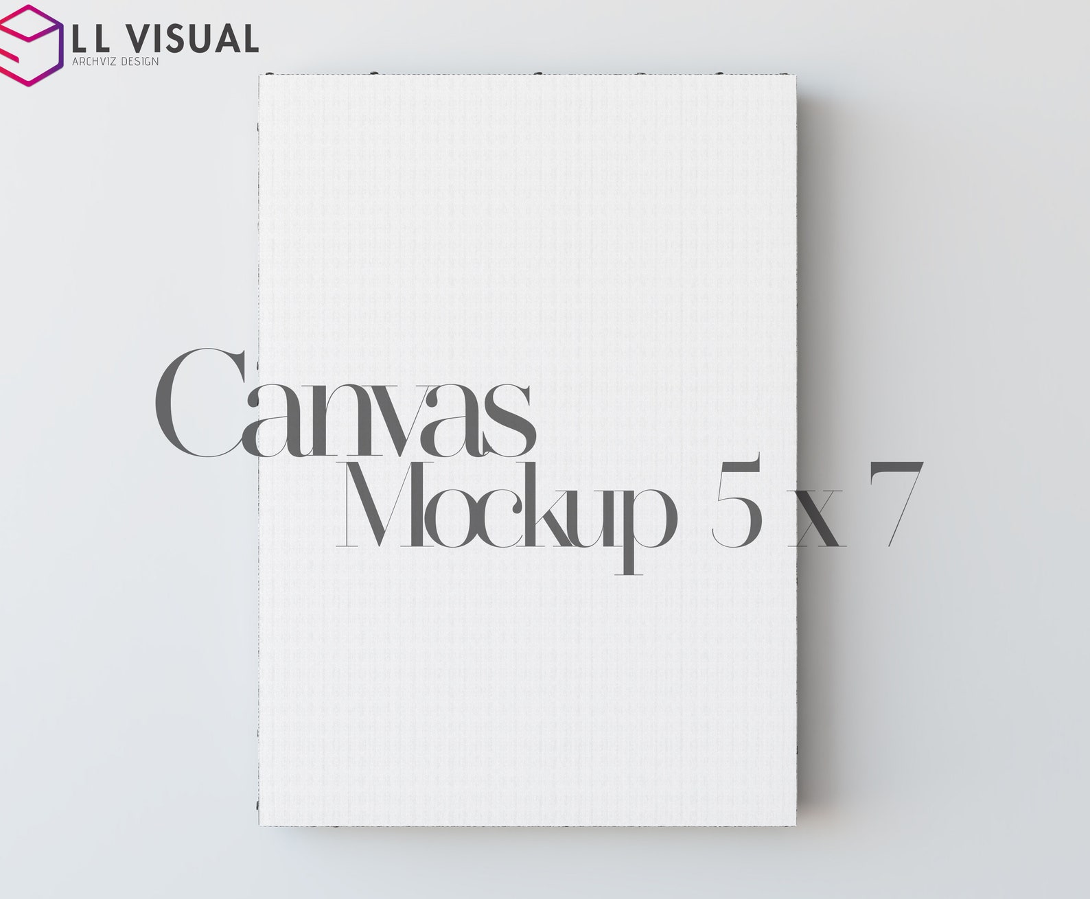 Vertical 5x7 Canvas Mockup PSD PNG JPEG Styled Stock - Etsy Singapore