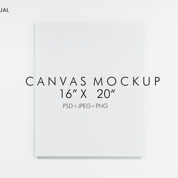 16x20 Canvas Mockup - Etsy