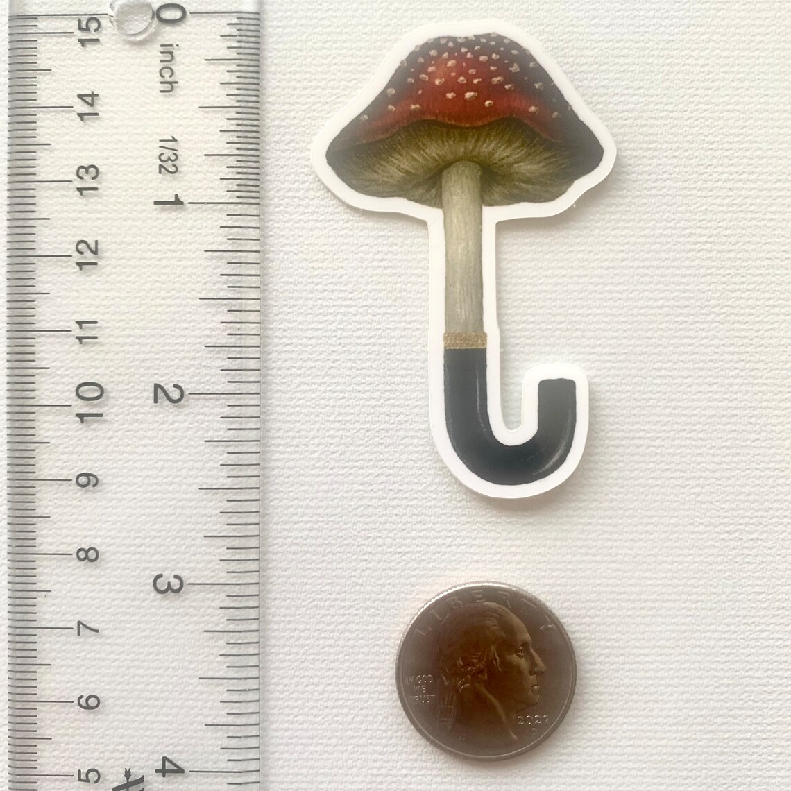 Mushroom Umbrella Sticker vinyl Sticker Decal Weird Funky - Etsy