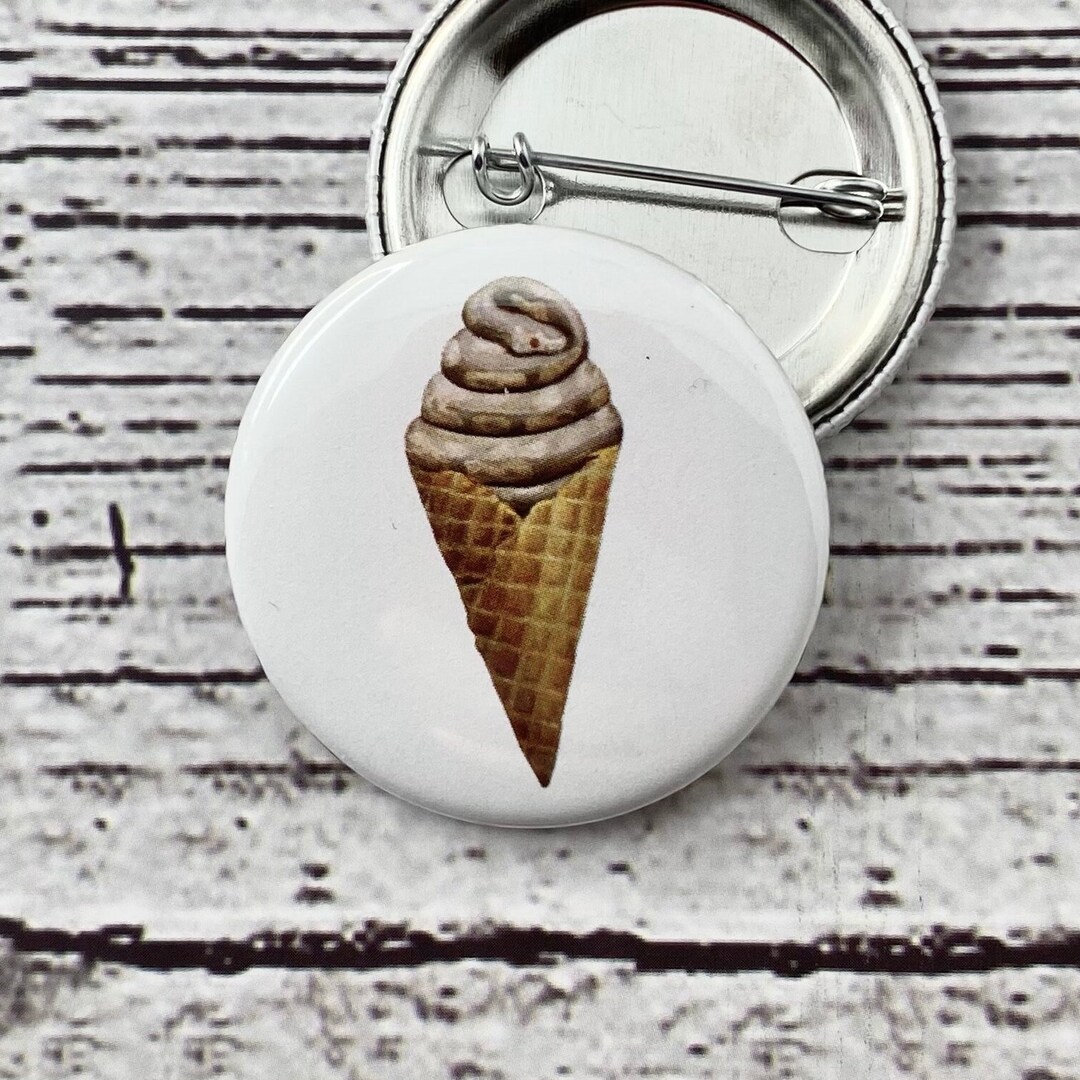Ice Cream Snake Button - Etsy