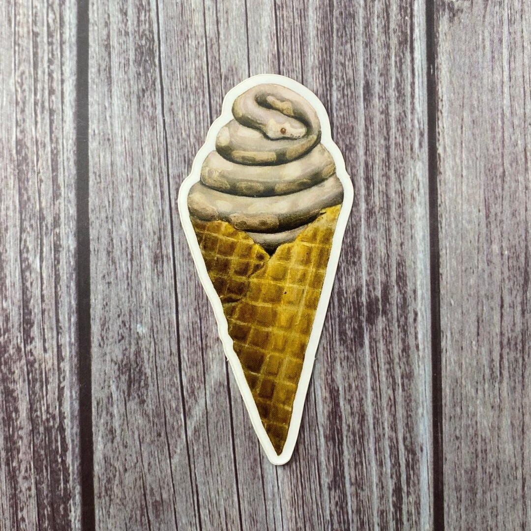 Ice Cream Snake Sticker - Etsy
