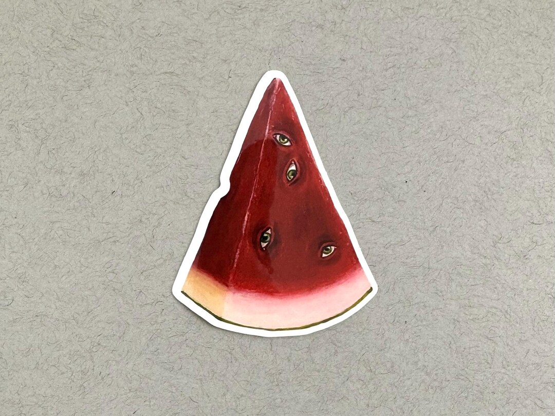 Watermelon Eyes Sticker - Etsy