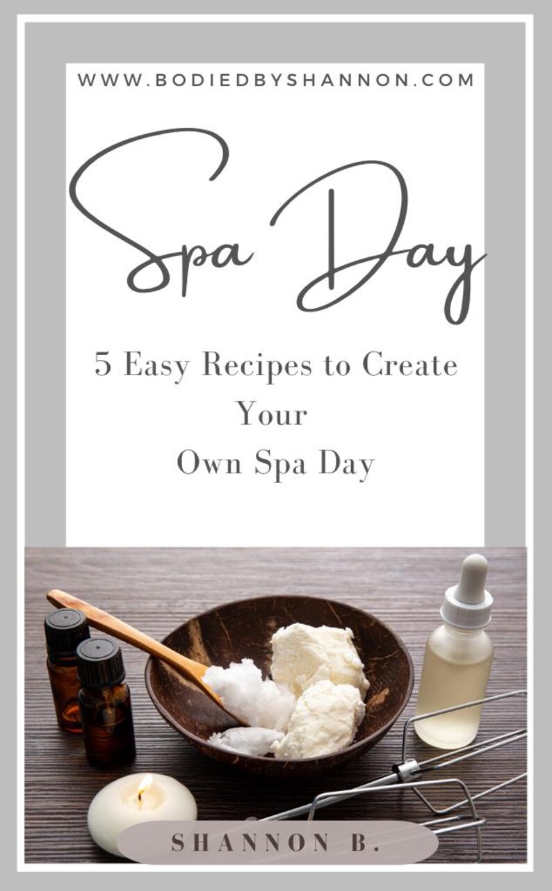 Skincare DIY Recipe Ebook| Spa Day Recipe Ebook | - Etsy