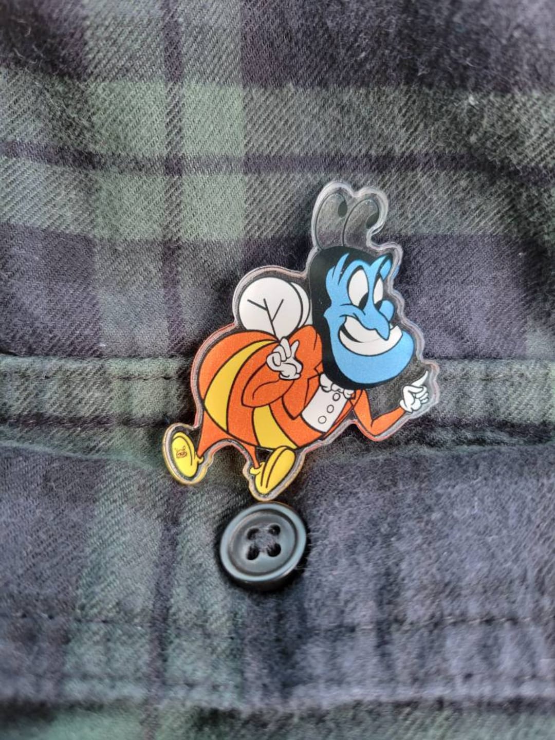 Jollibee Pin Genie Pin genie-bee Aladdin Pin Disney Pin Acrylic - Etsy