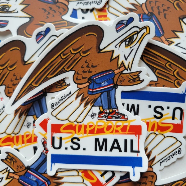 Mail Carrier Decal - Etsy