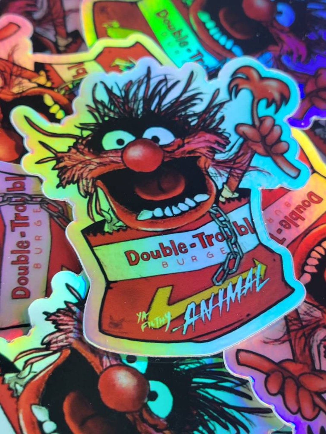 Animal Sticker |muppet Sticker | Holographic Sticker| in N Out Sticker ...
