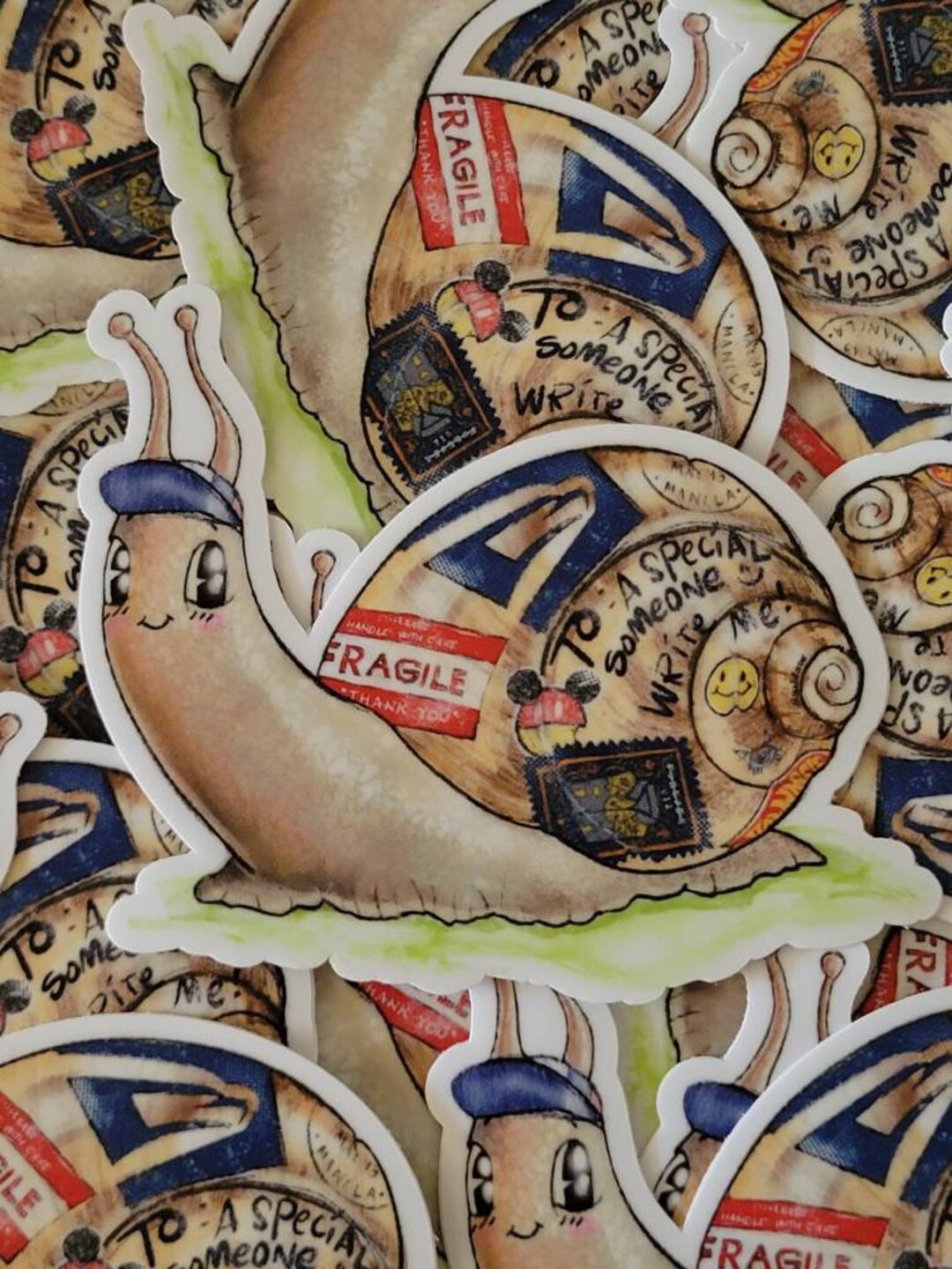 Snail Mail Sticker Uspsmail Carrierpostman Post Office Write Me ...