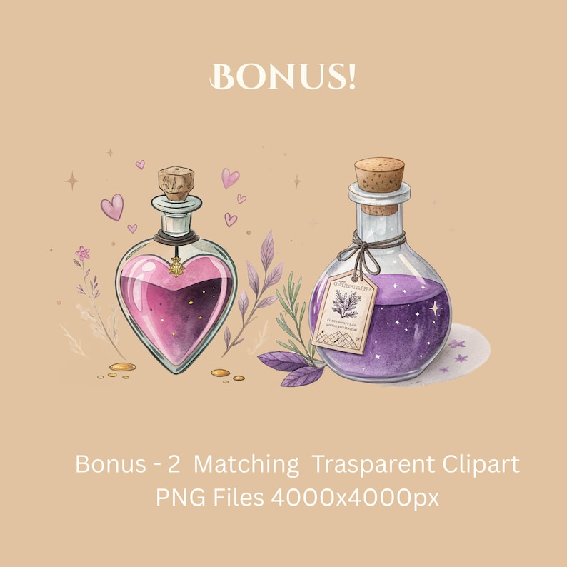 Witchy Apothecary Seamless Patterns | Gothic Witchcore Digital Paper ...