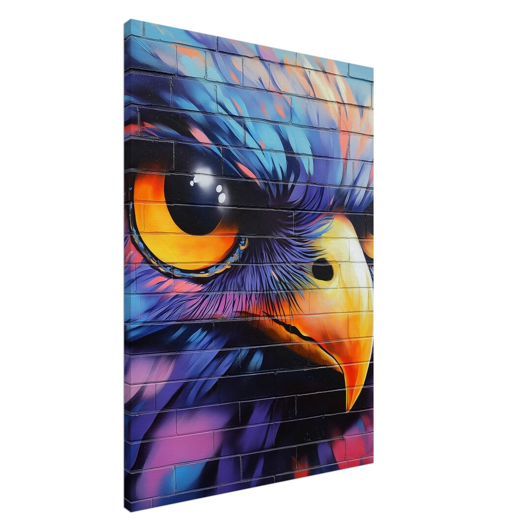 Stunning Graffiti Hawk Canvas Print - Urban Wall Art - Modern Home ...