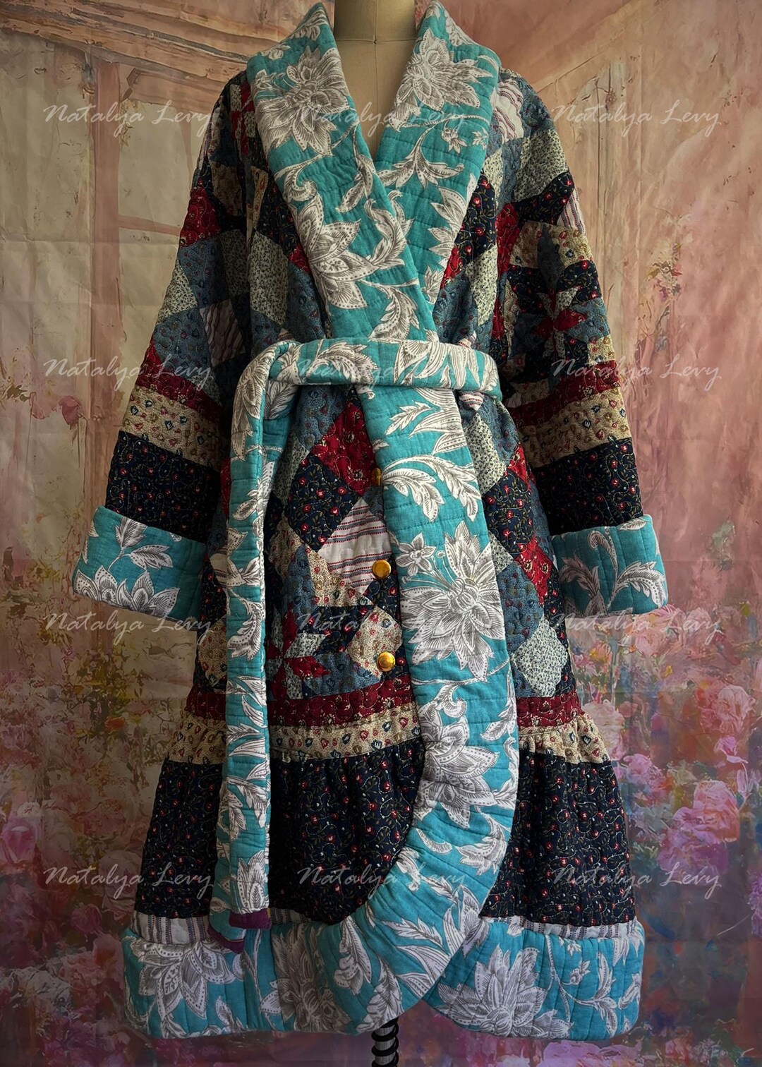 Upcycled Asymmetrical Kimono Style Coat - Etsy