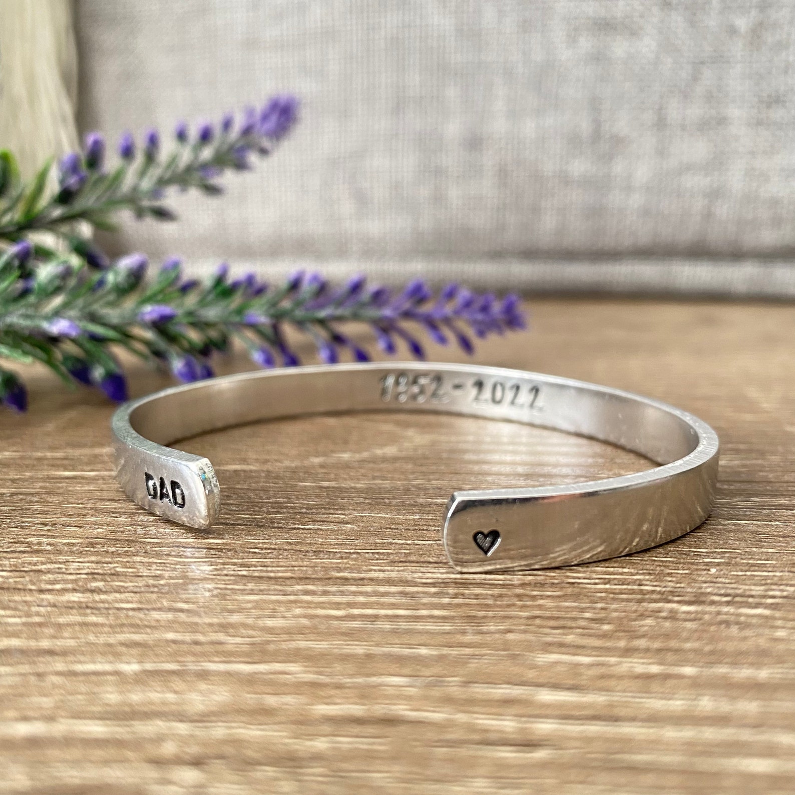 Grief Gift Personalized Memorial Bracelet for Loss of Father - Etsy