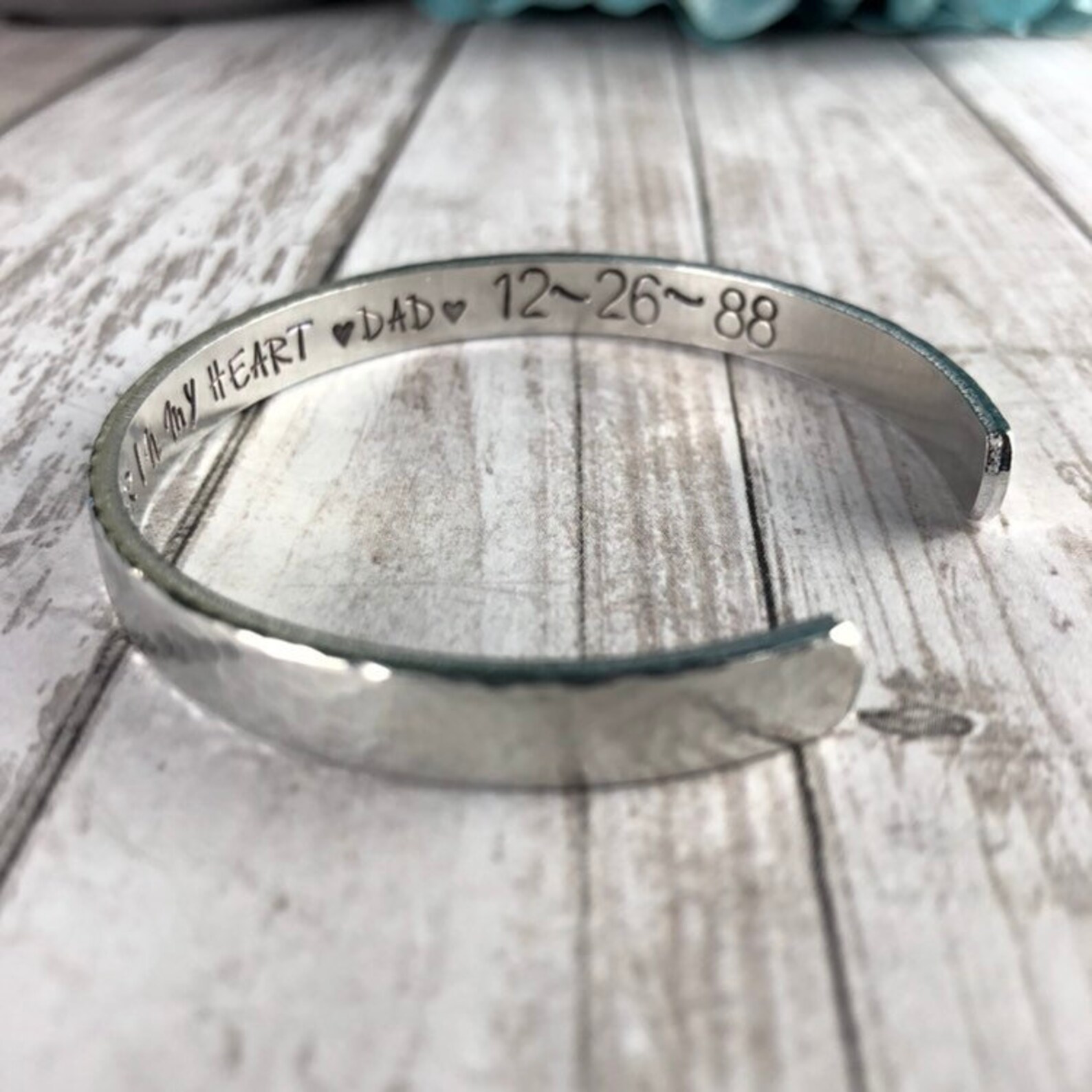 Memorial Gift, Loss of Loved One Bracelet, Personalized Memorial ...