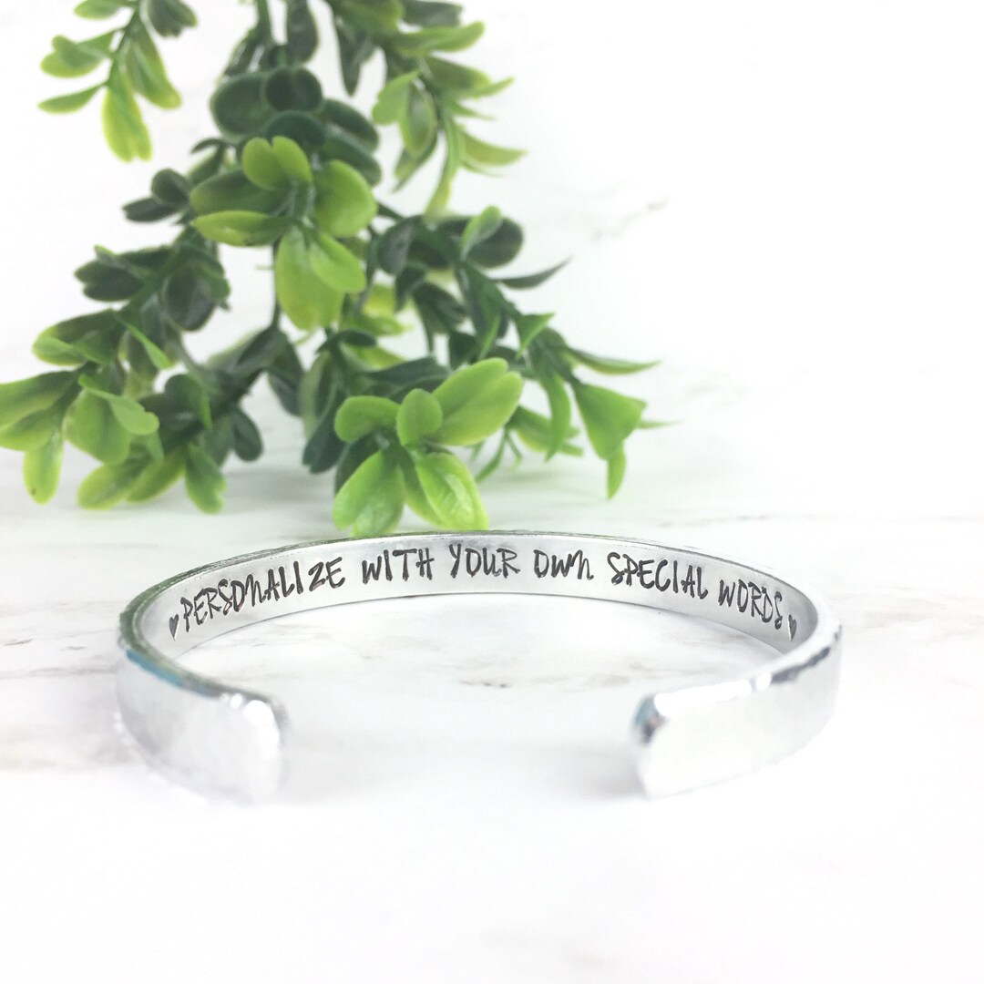 Personalized Engraved Sympathy Bracelet, Condolences Gift, Sympathy ...