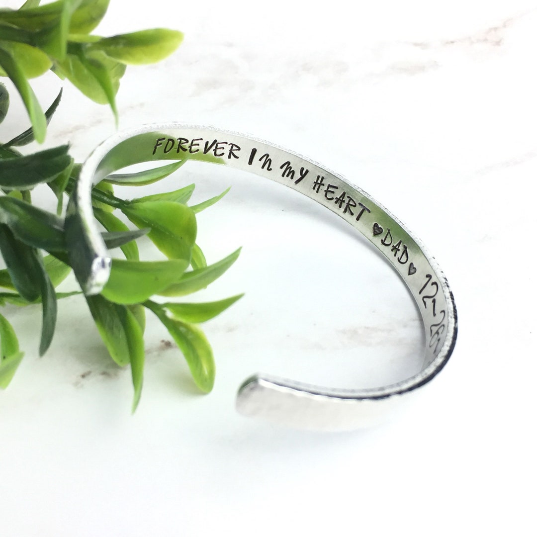 Memorial Gift, Loss of Loved One Bracelet, Personalized Memorial ...