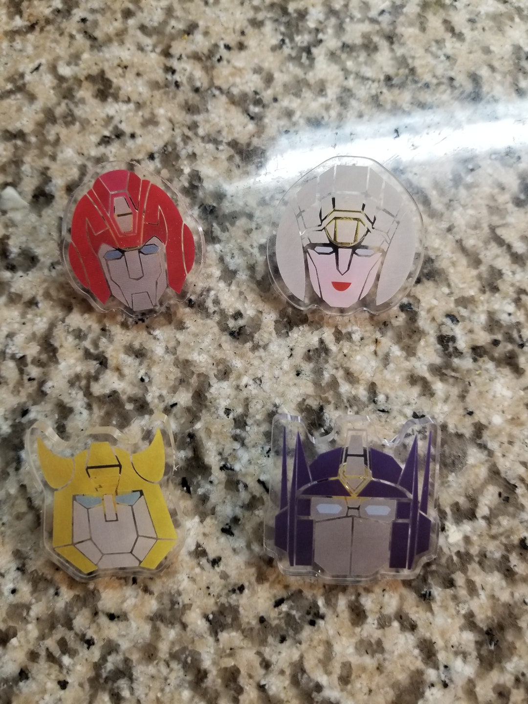 Autobot Head Acrylic 1 Inch Pins - Etsy