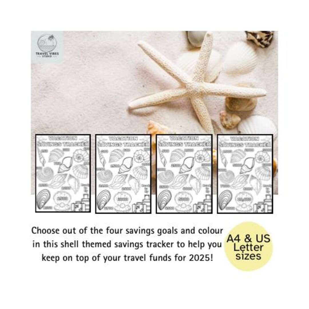 Travel Themed Budget Tracker Colouring Sheet - Etsy