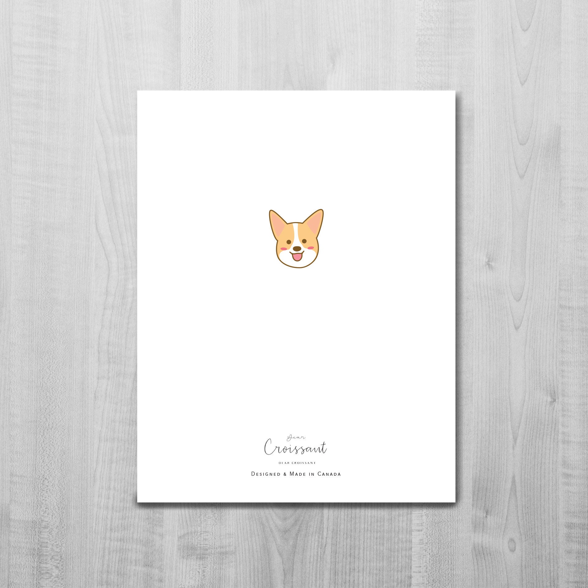 Corgi Thank You Card/ Piggie Outfit/ Corgi/ Greeting Card/i - Etsy Canada