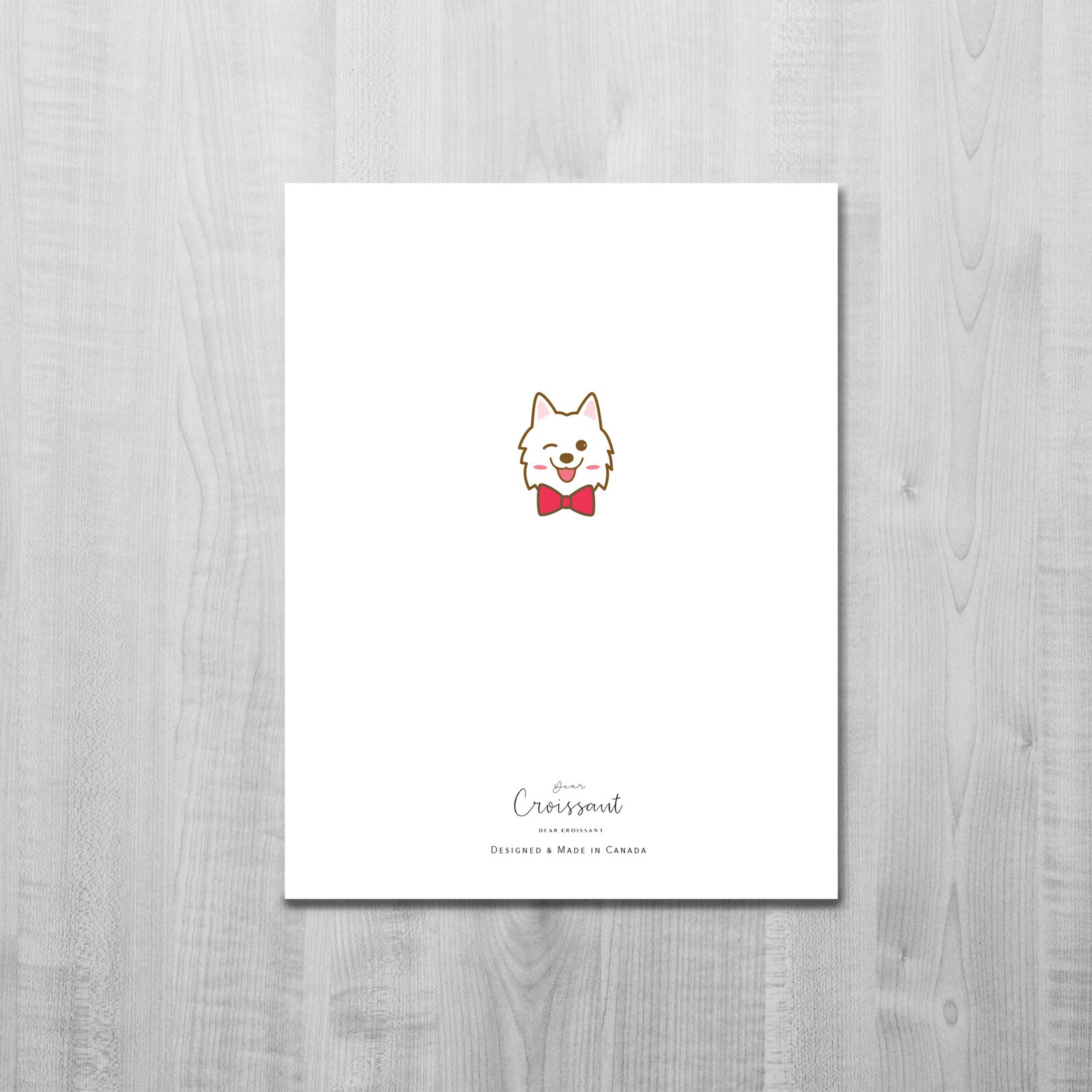 Samoyed Birthday Card/ Birthday Cake/ Cute Greeting Card/ Dog/ | Etsy