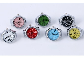 90s Watch Ring - Etsy
