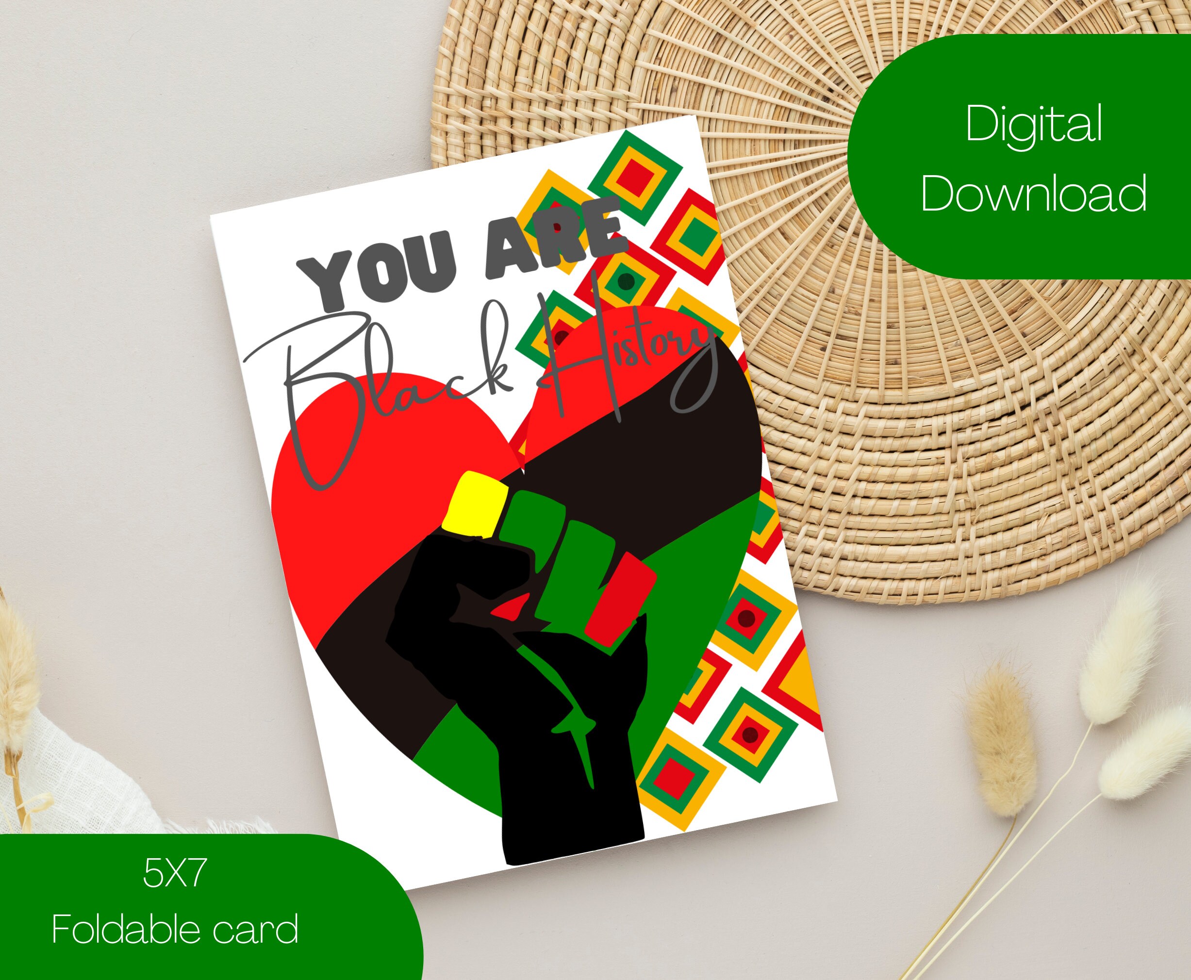 Black History Month Cards | Printable African American History Cards ...