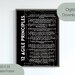 Agile Values and 12 Principles Posters | Printable Poster | Digital Art ...