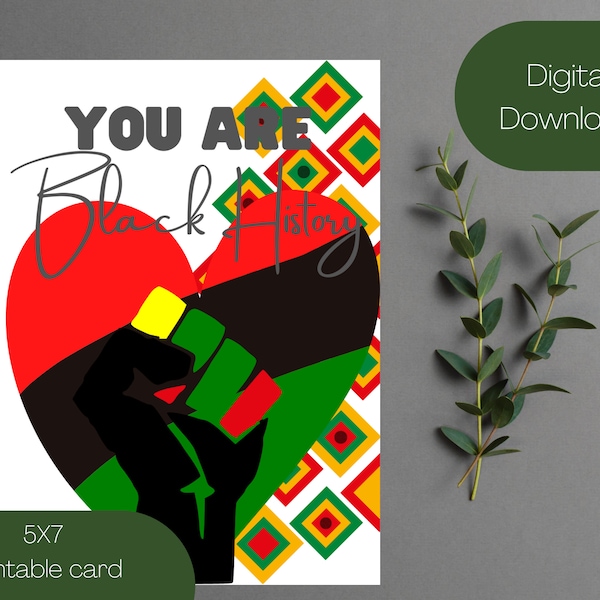 Black Greeting Cards - Etsy