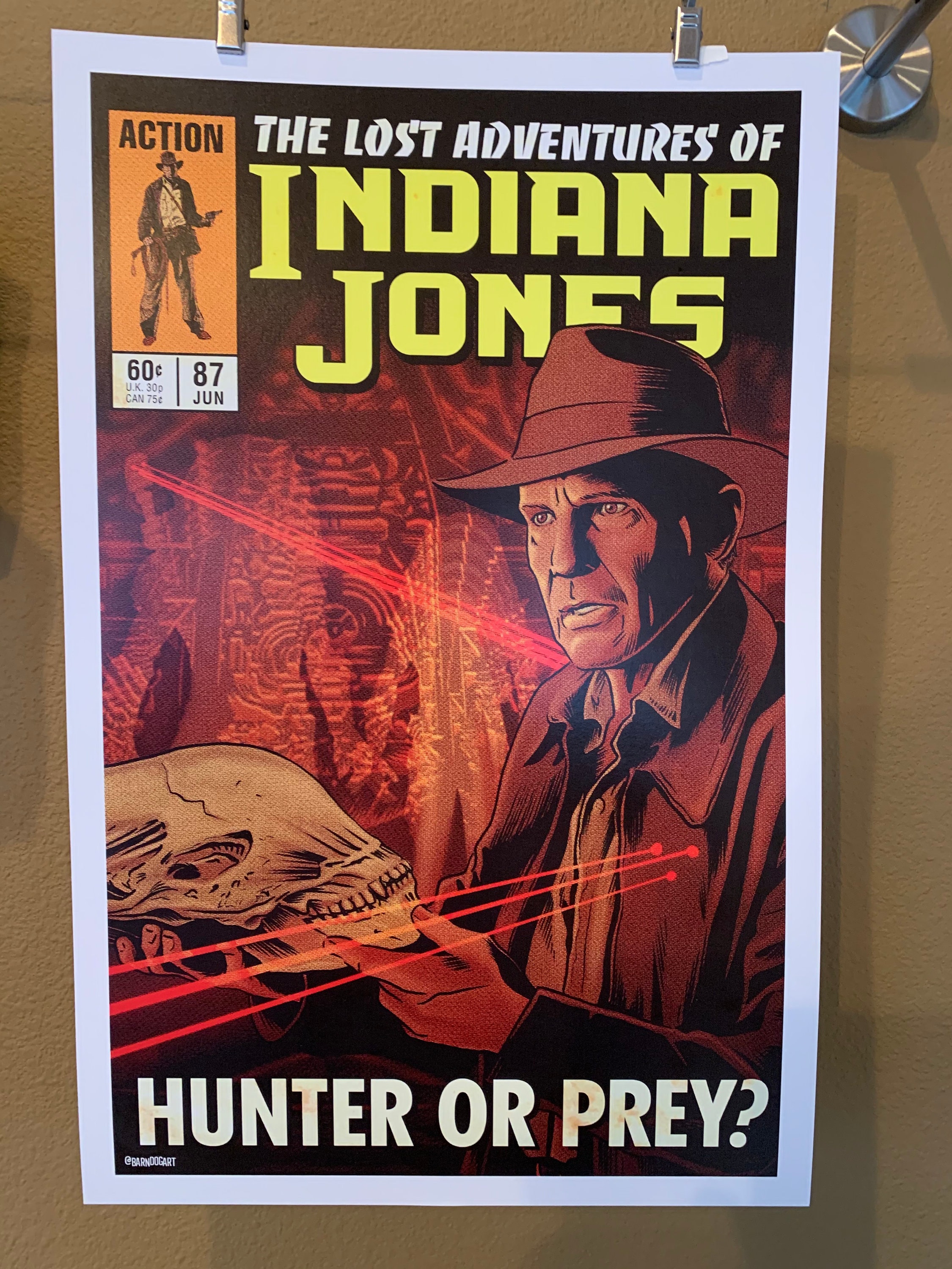 11x17 Cr Alien VS Predator VS Indy Crossover Vintage Marvel Further ...