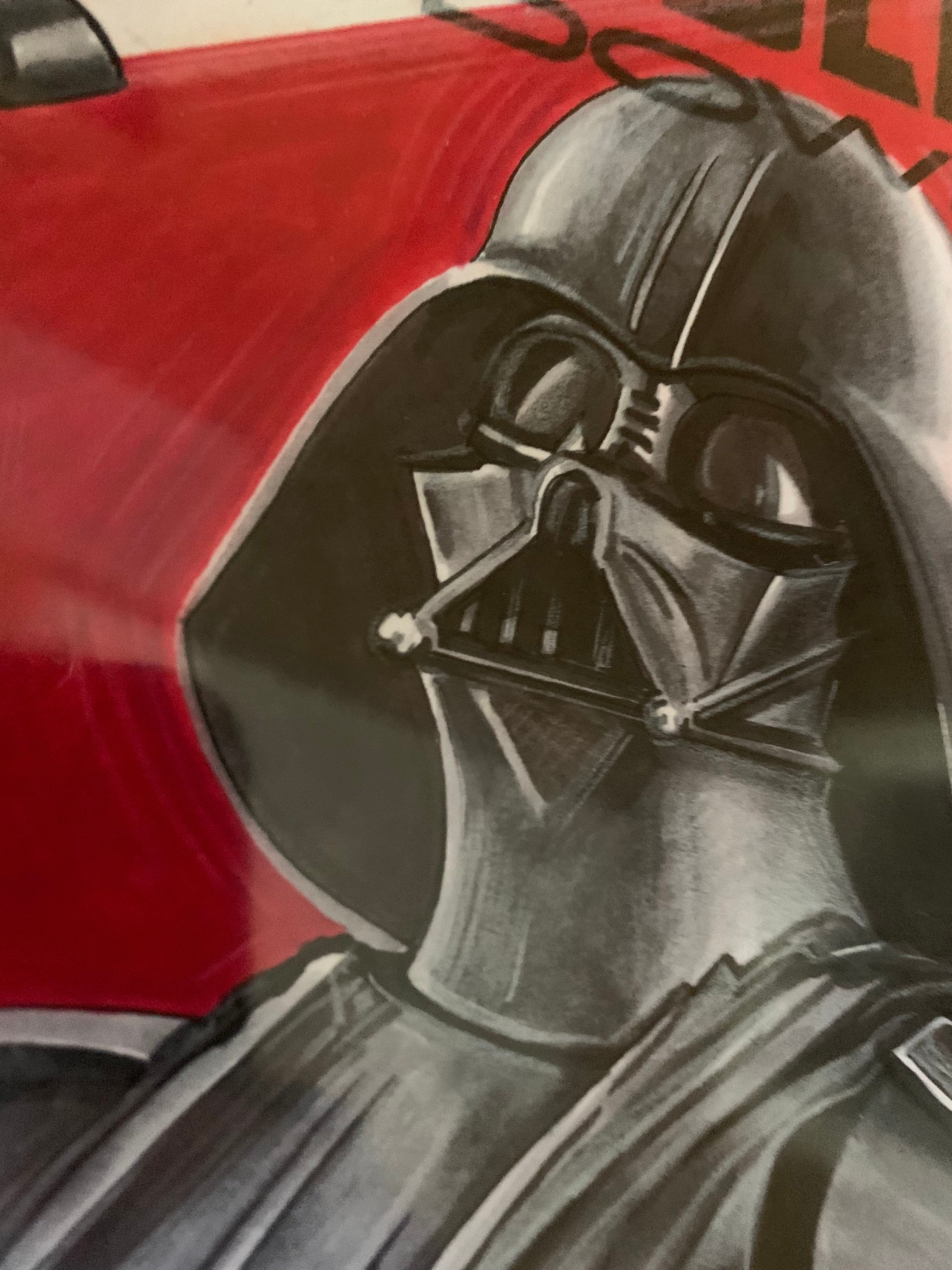 Star Wars Darth Vader Vader Down Comic (original Illustration by Wayne ...