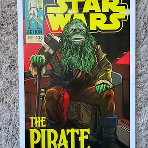 11x17 Star Wars Mandalorian GORIAN Shard pirate Plant Man VINTAGE Comic ...