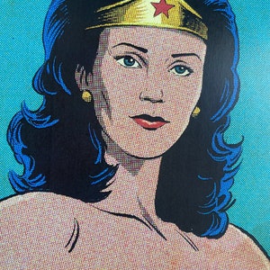 11x17 Wonder Woman Lynda Carter 70s TV Poster Cover Lasso Superhero ...