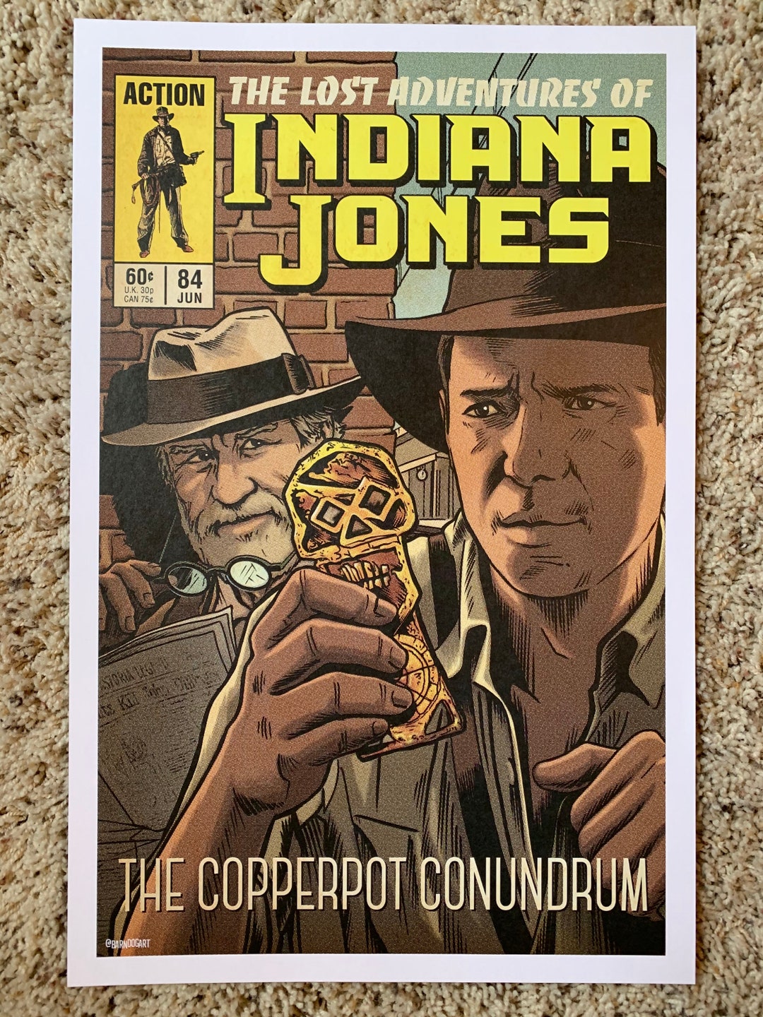 11x17 Goonies Copper Bones Crossover Vintage Marvel Further Adventures ...