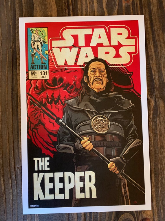11x17 Star Wars Mandalorian Danny Trejo rancor Keeper Book | Etsy India